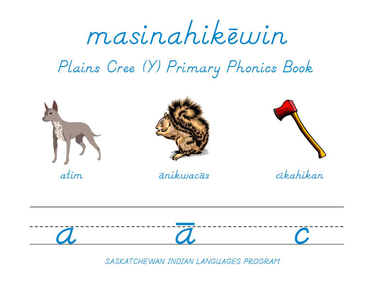 Primary Phonics (Plains Cree Y) – SICC Online Retail Store