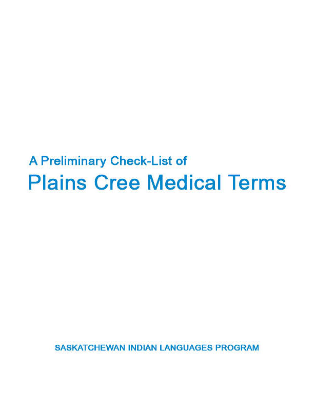 Language Resource Books (Plains Cree Y) – SICC Online Retail Store
